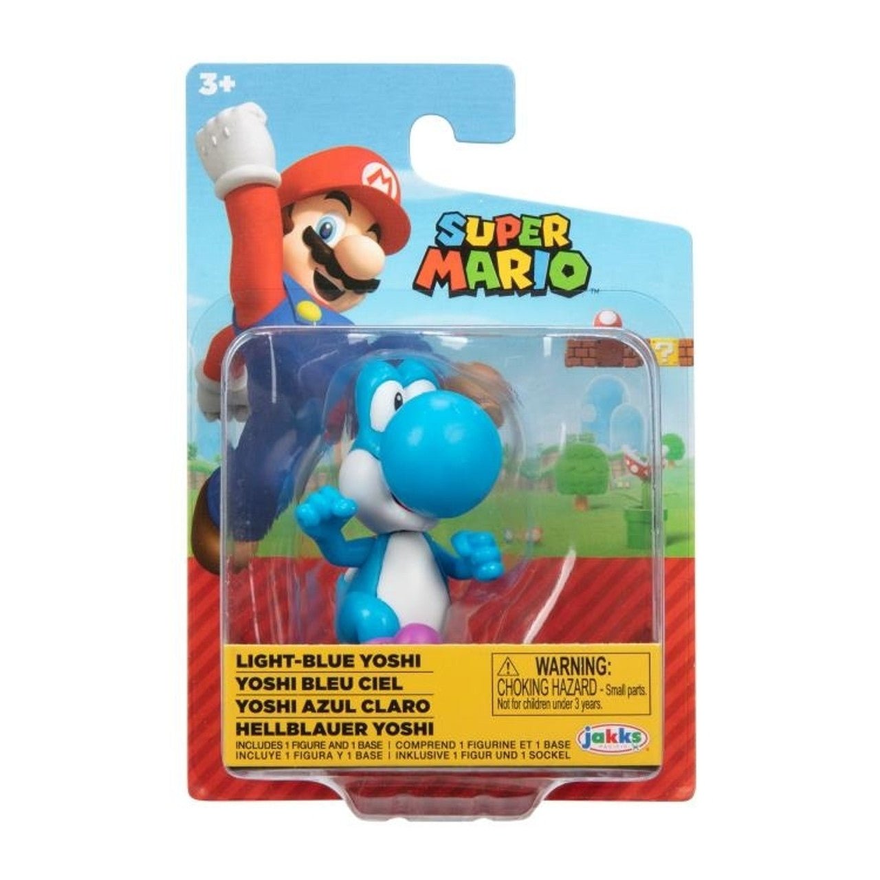 World of Nintendo: 2.5" Light-Blue Yoshi (Retro Fam) - RetroFam