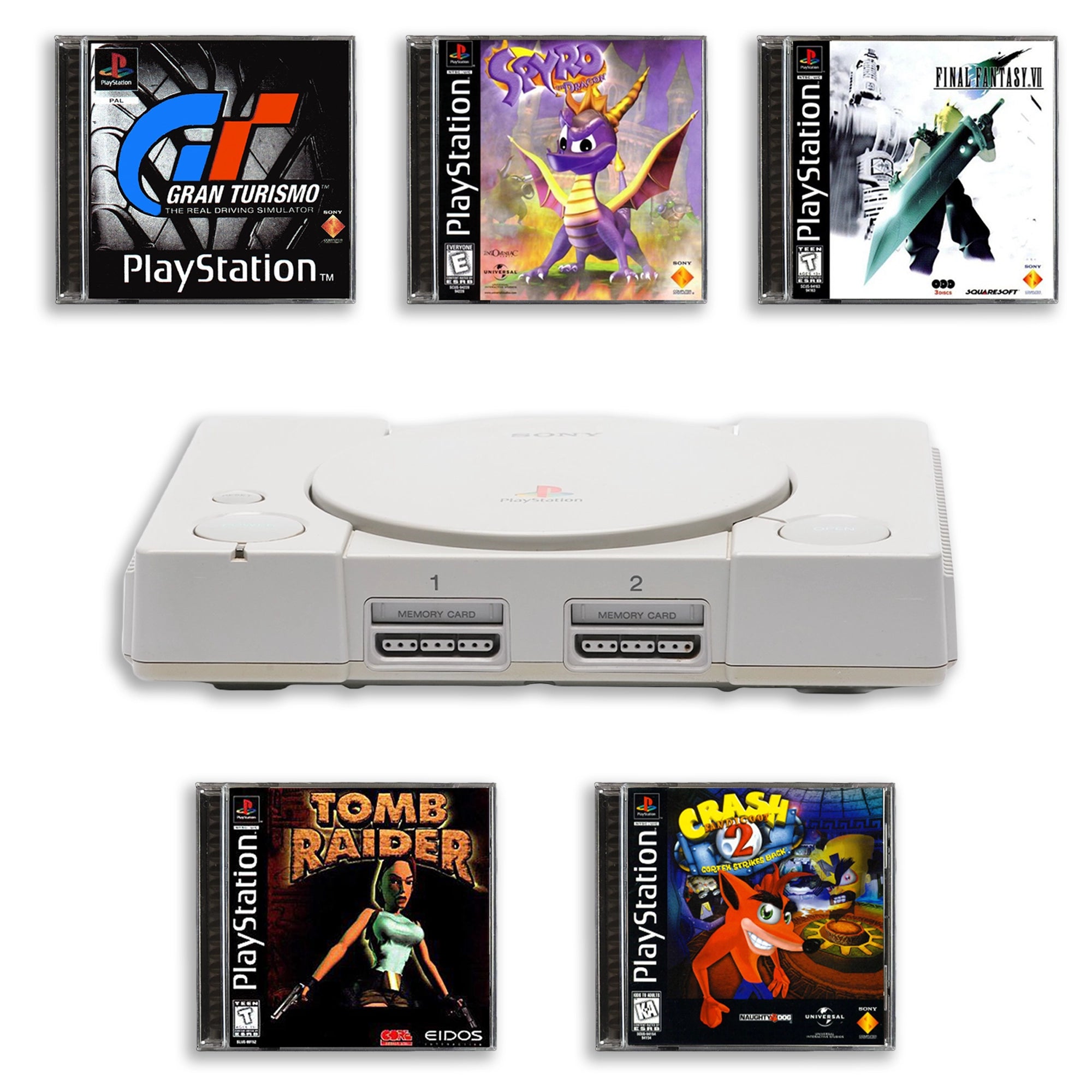PlayStation 1 Console Bundle: Metal Gear Solid – Tactical Espionage ...