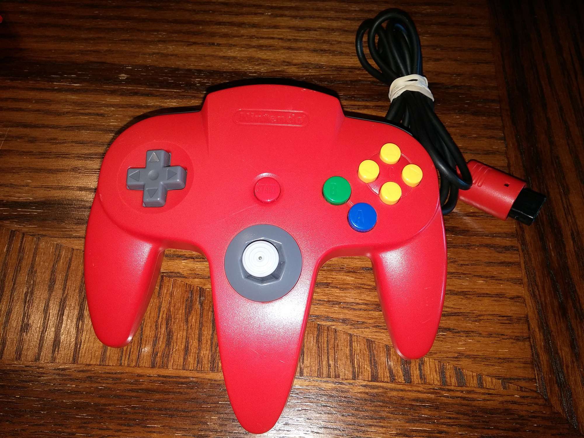 Nintendo 64 N64 Red Controller (Retro Fam) - RetroFam
