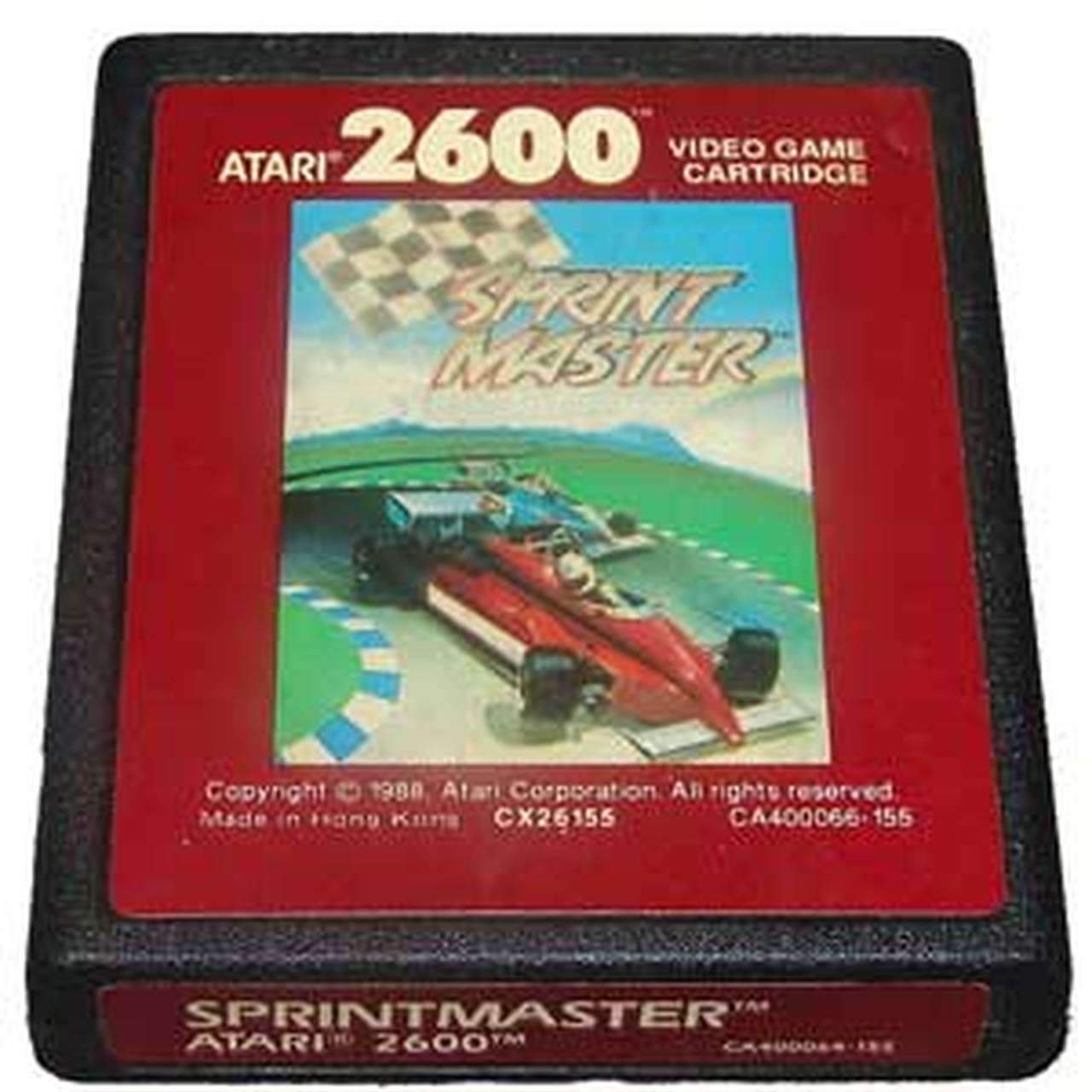 SPRINTMASTER RED LABEL - Atari 2600 Game (Retro Fam) - RetroFam