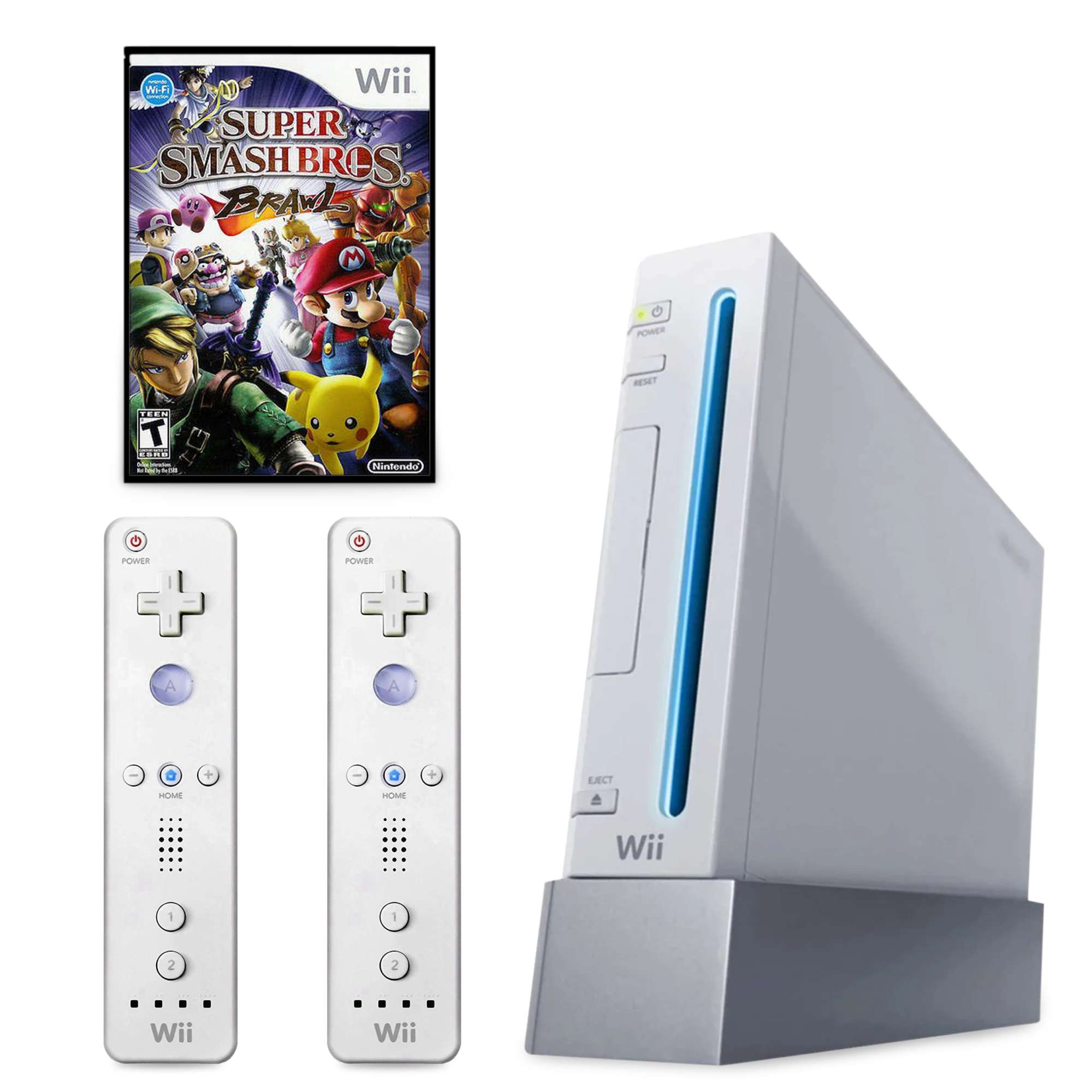 Nintendo Wii Console: Super Smash Bros Brawl (Retro Fam) - RetroFam