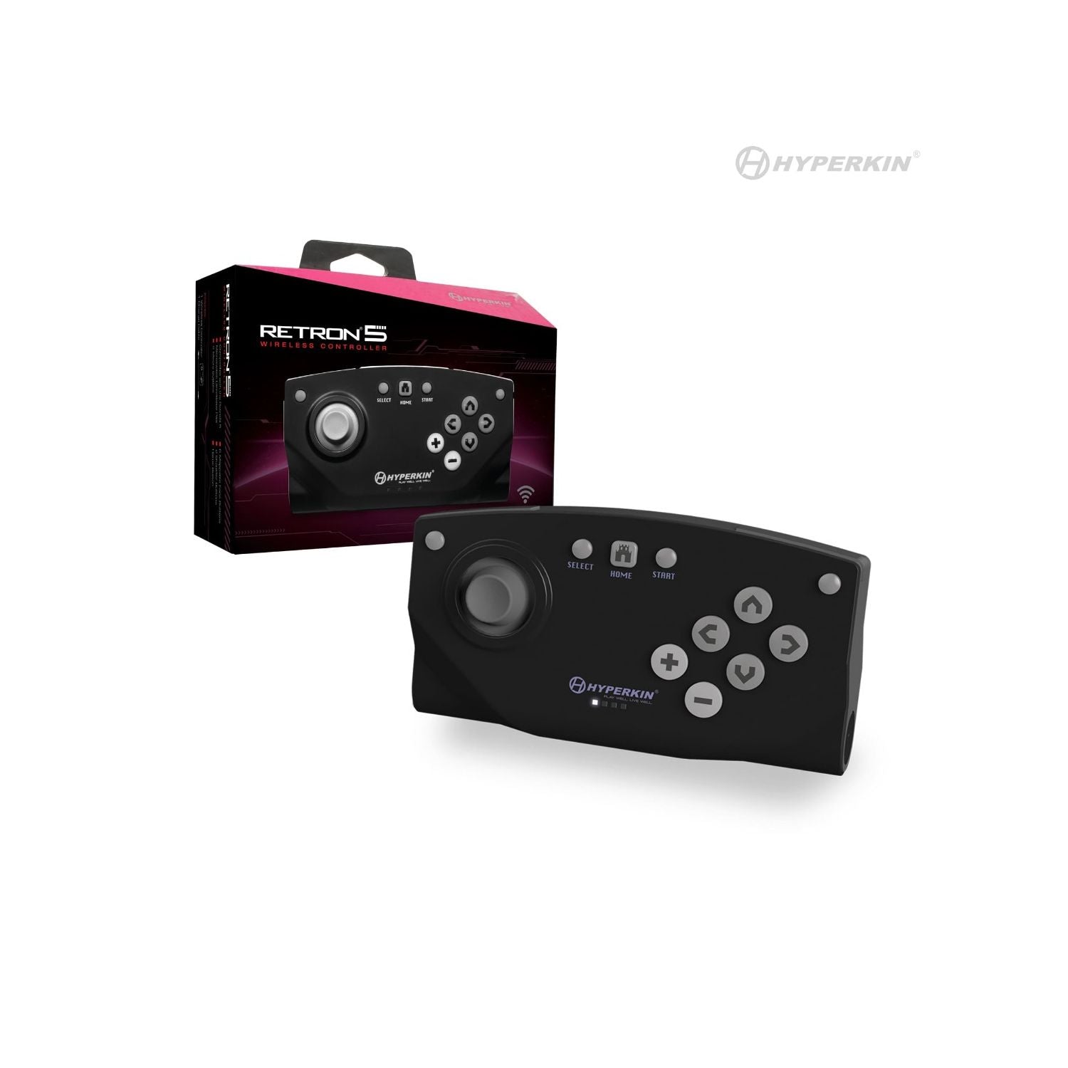 BT Wireless Controller For RetroN 5 - Black (Retro Fam) - RetroFam