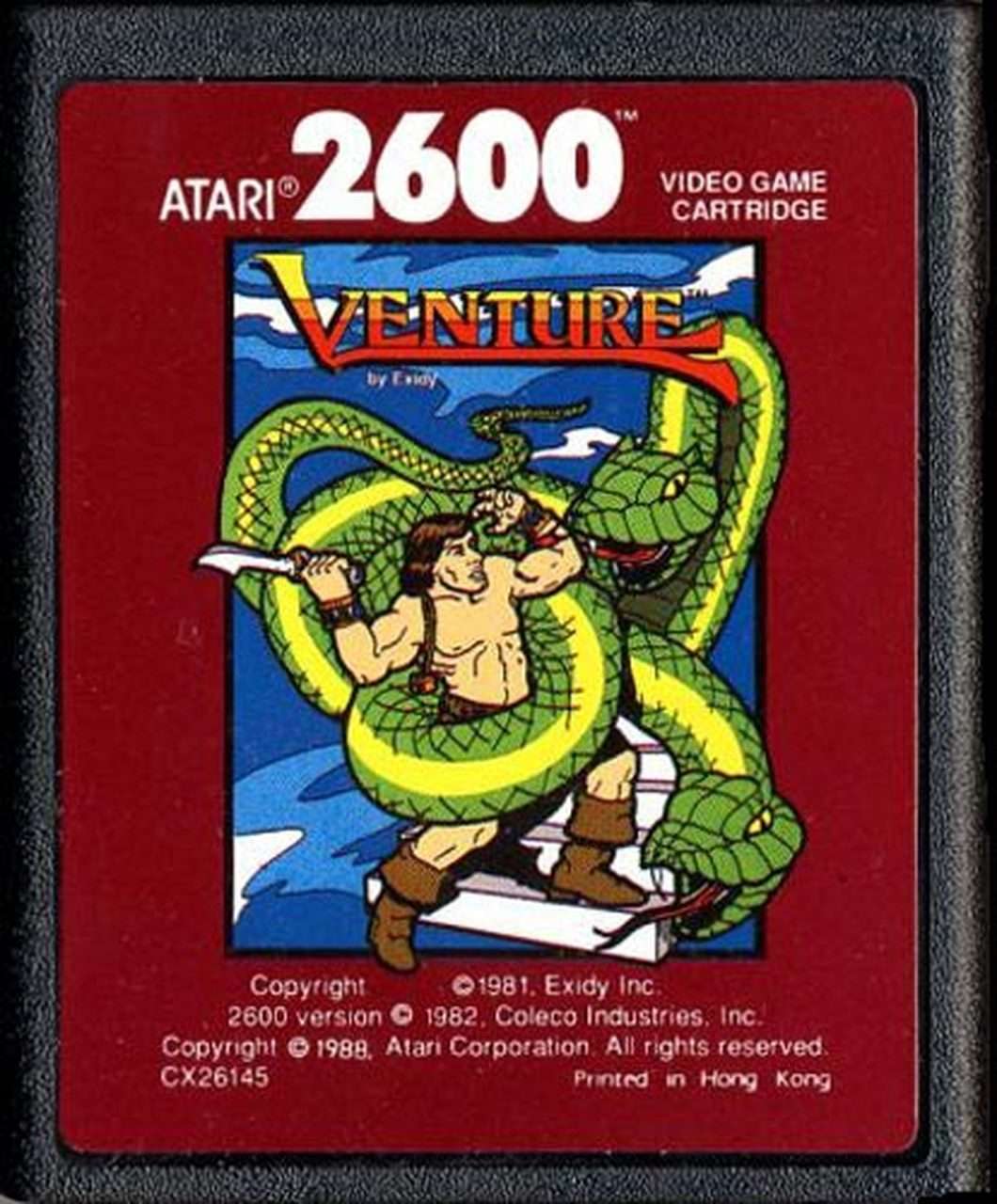 VENTURE RED LABEL - Atari 2600 Game (Retro Fam) - RetroFam